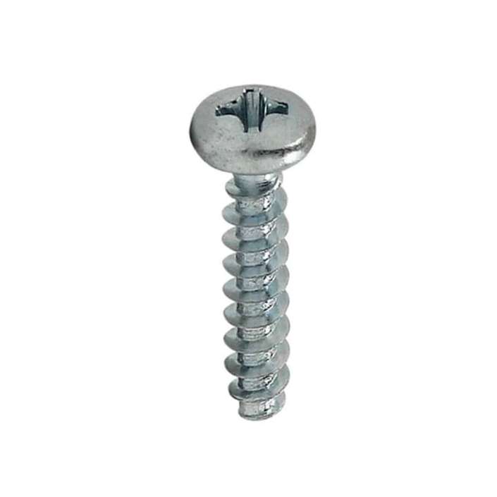 Parafuso Plastic Cabeça Panela Phillips Aço Carbono Zincado Branco